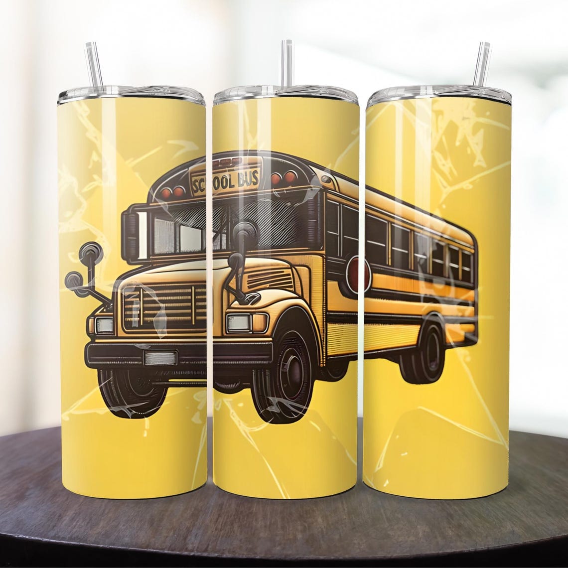 20+ School Bus Tumbler Wrap Bundle, Bus Vintage Tumbler, Back to School ...