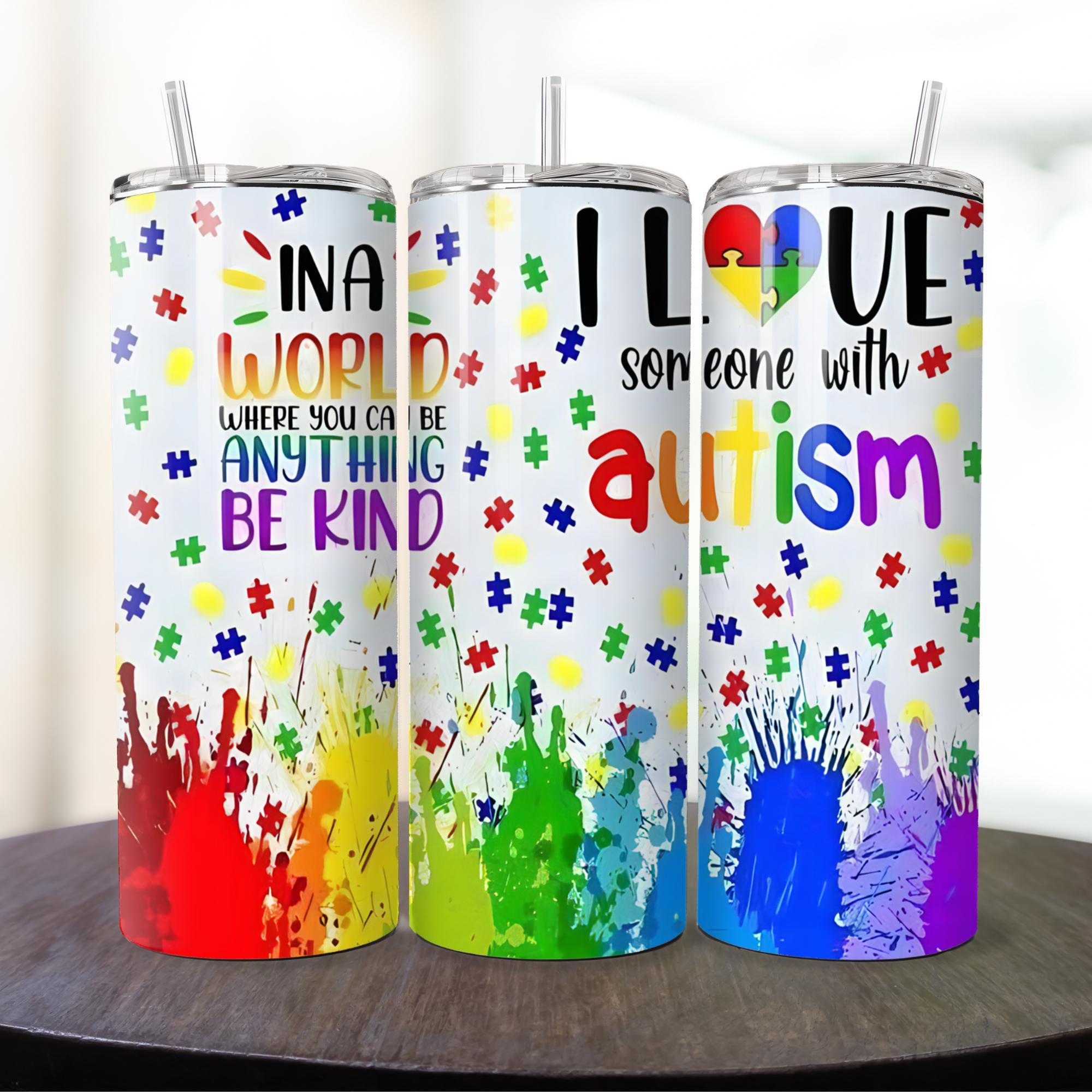 30+ Autism Tumbler Wrap Bundle, Embrace Neurodiversity, Autism ...