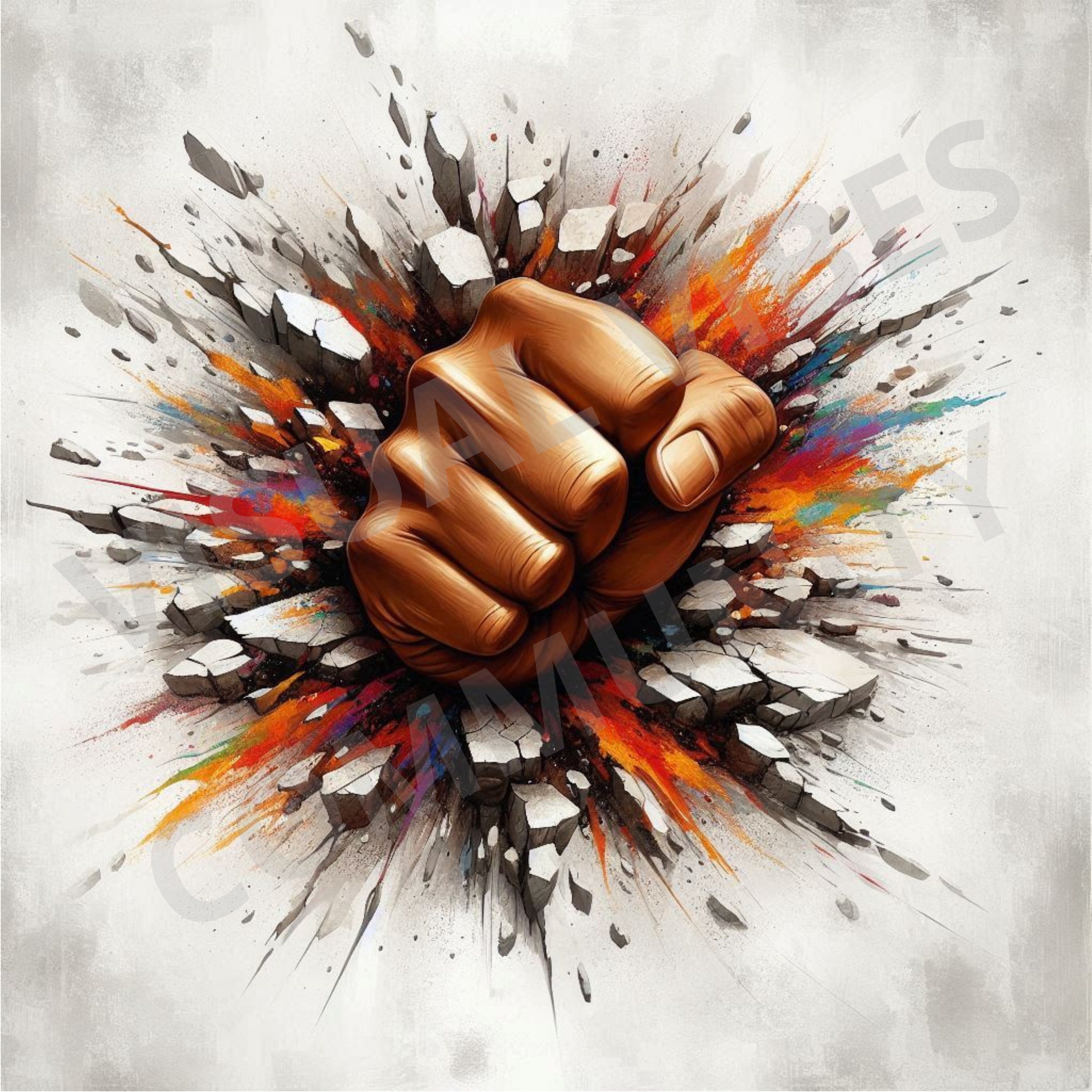 Fist Punch PNG Closed Fist Prints Groundbreaking Black Power Fist ...