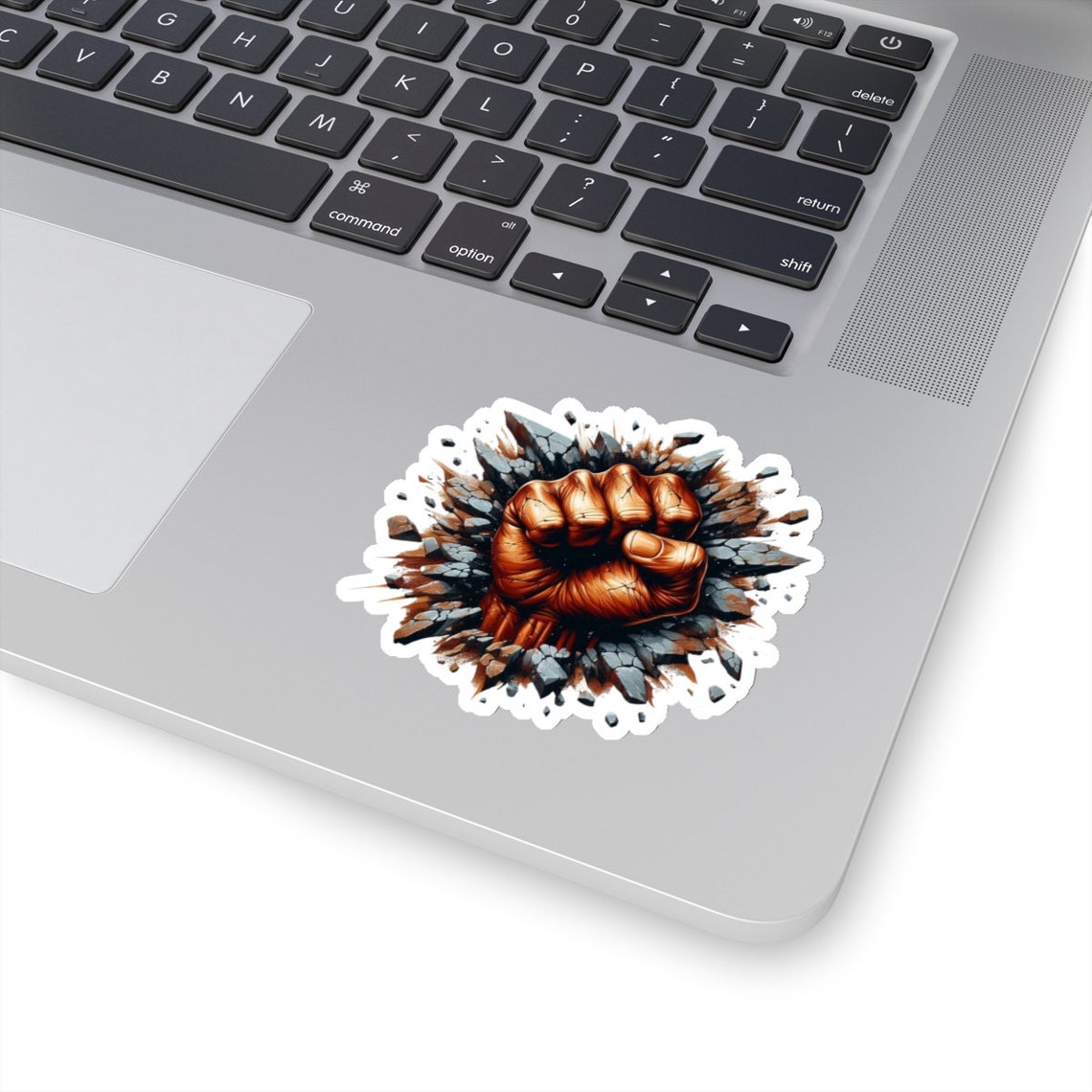 Black Power Fist Sticker Black Fist Groundbreaking Laptop Notebook ...