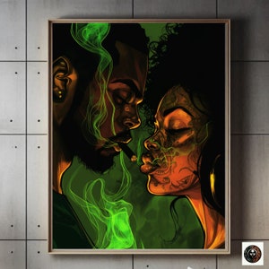 Marijuana Wall Art Blunt Stoner Art Bud Print Dope Wall Art Stoner Gift ...