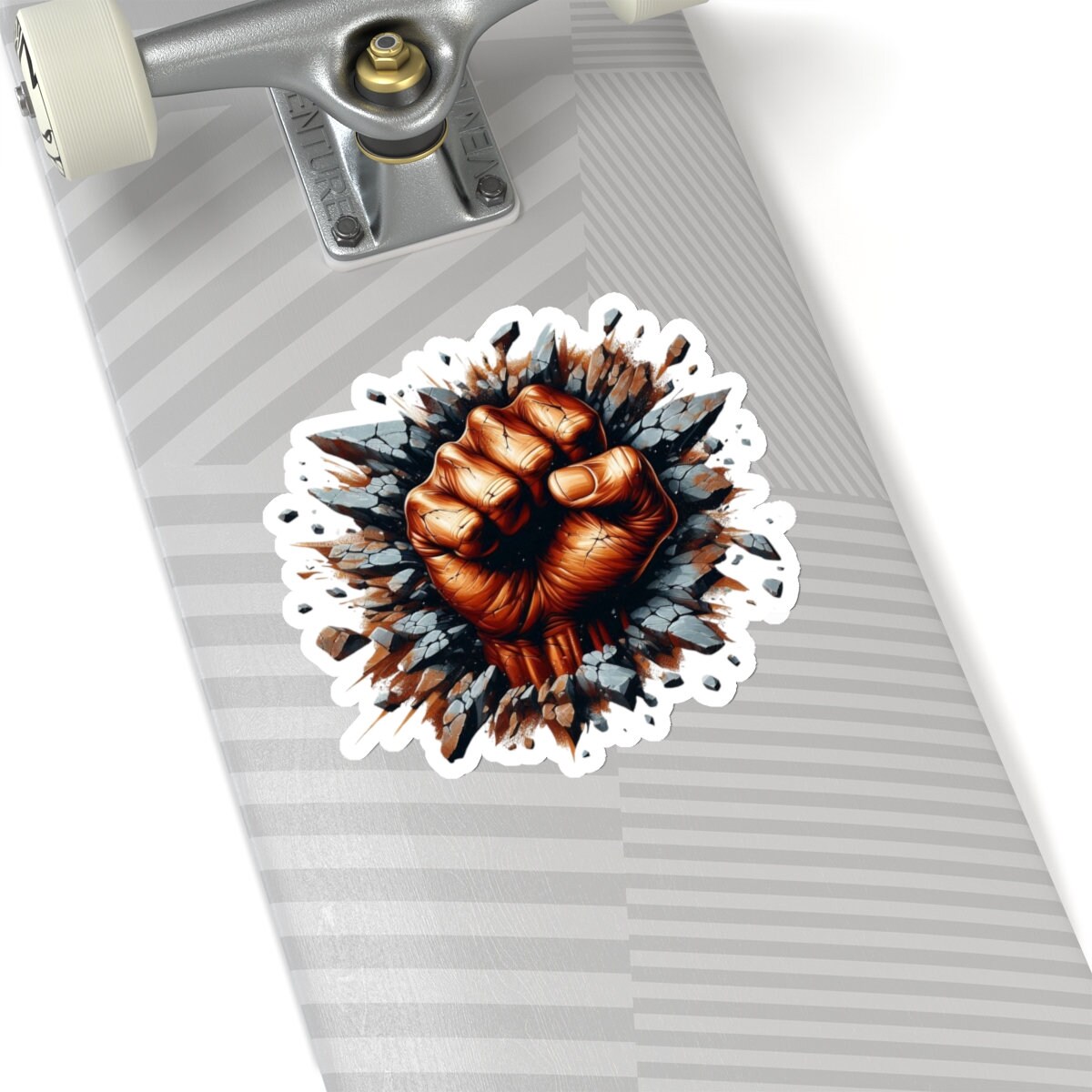 Black Power Fist Sticker Black Fist Groundbreaking Laptop Notebook ...