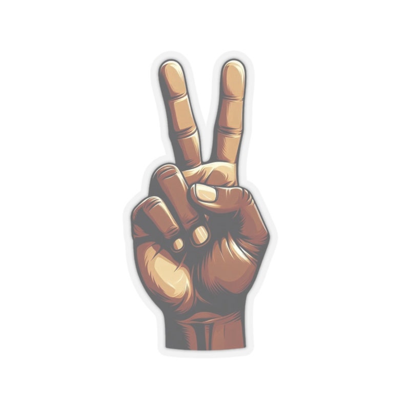 Peace Sign Stickers Vision Board Scrap Book Vinyl Decal Luggage ...
