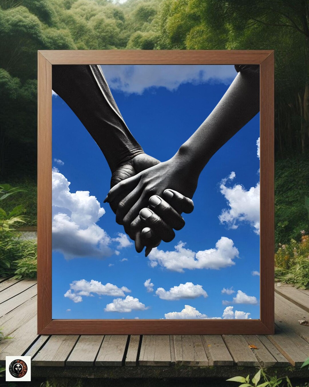 Love Hand Art Print Couple Holding Hands Print Lover Art Prints Gift ...