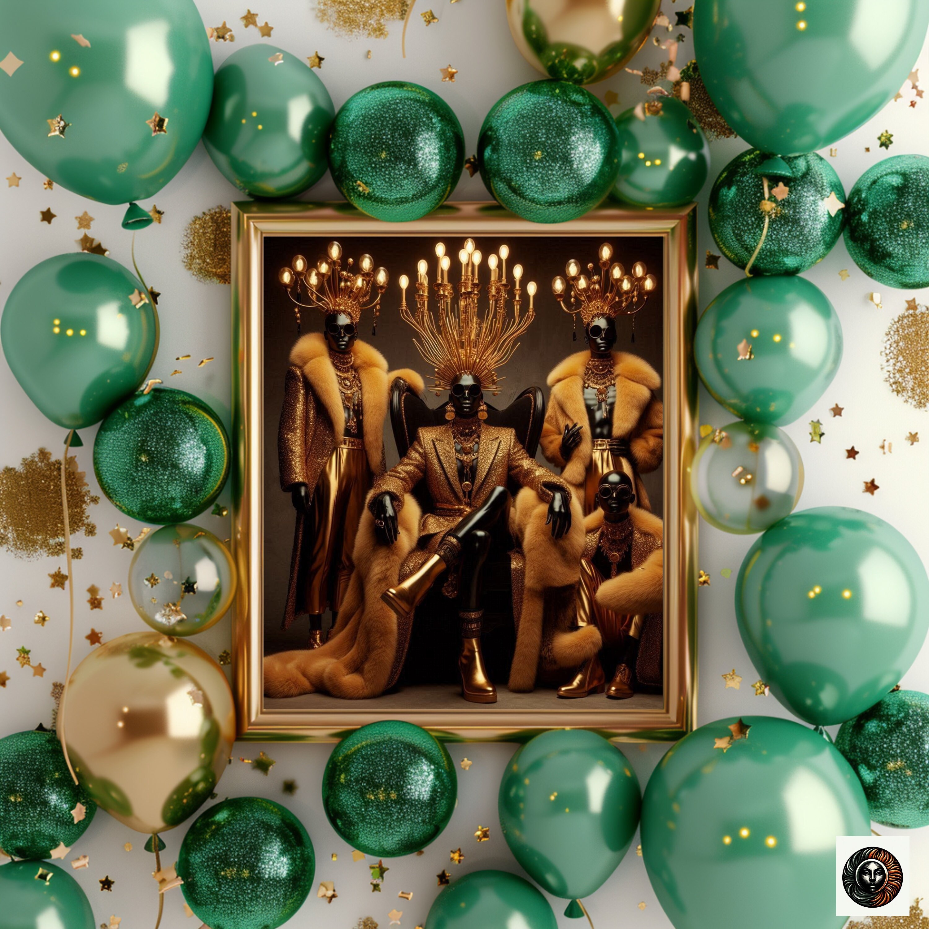 Surreal Art Print Luxury Fashion Poster Boujee Digital Prints Luxury ...