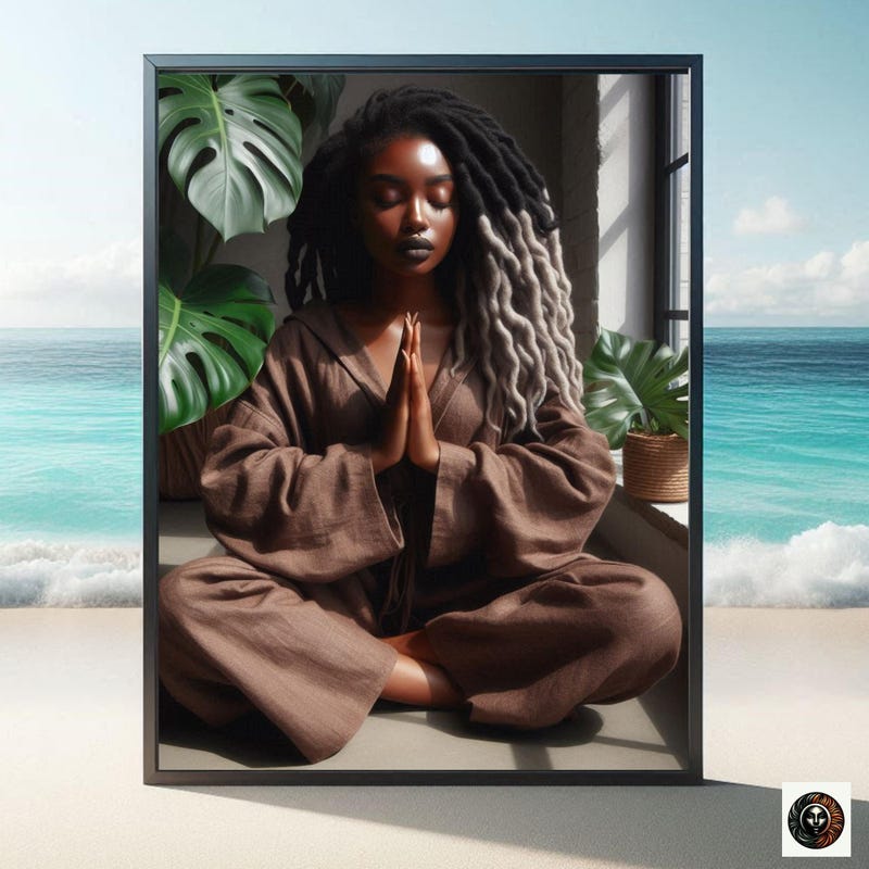 Black Woman With Locs - Etsy