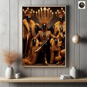 Surreal Art Print Luxury Fashion Poster Boujee Digital Prints Luxury ...