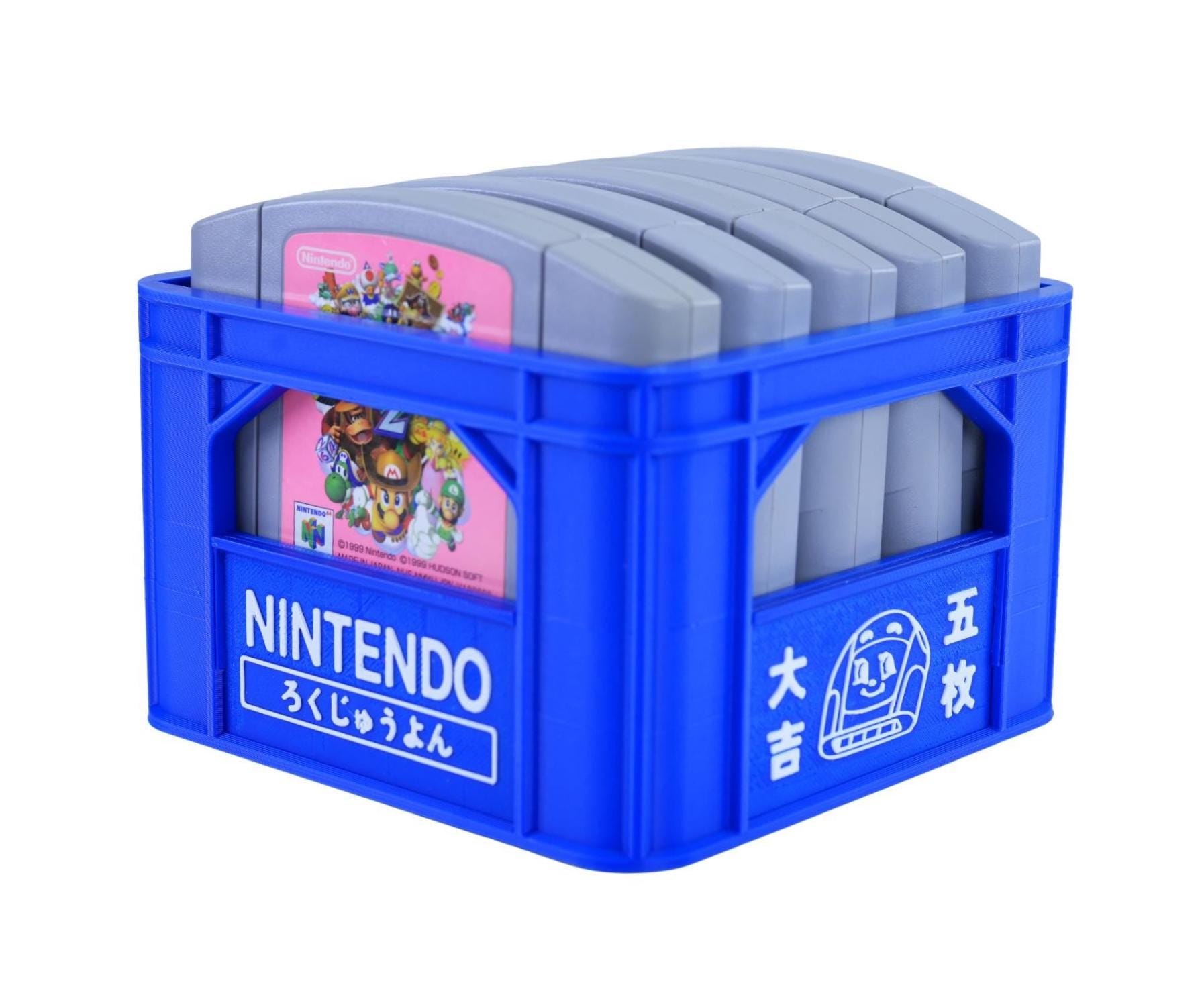 Nintendo 64 Cartridge Holder: Handmade Japanese Beer Crate Storage Bin ...