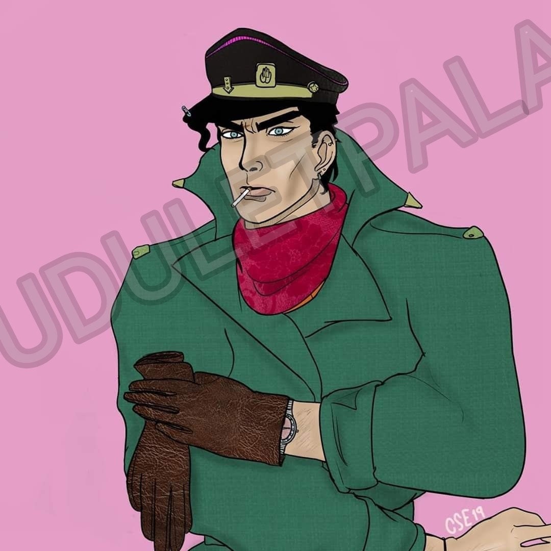 Jotaro Kujo Fashion Print - Etsy