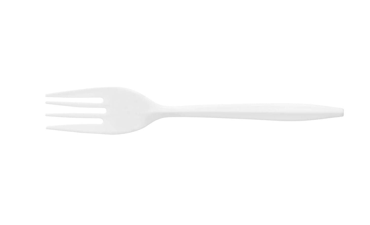 Disposable Heavy Weight Individually Poly Wrapped White Fork by ...