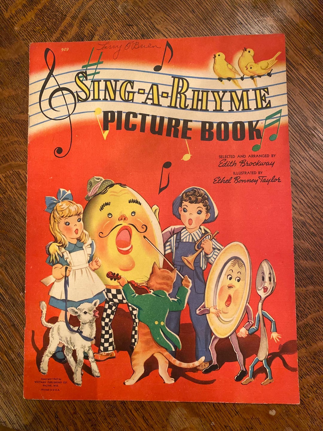 Vintage Children’s Book: Sing-a-rhyme - Etsy