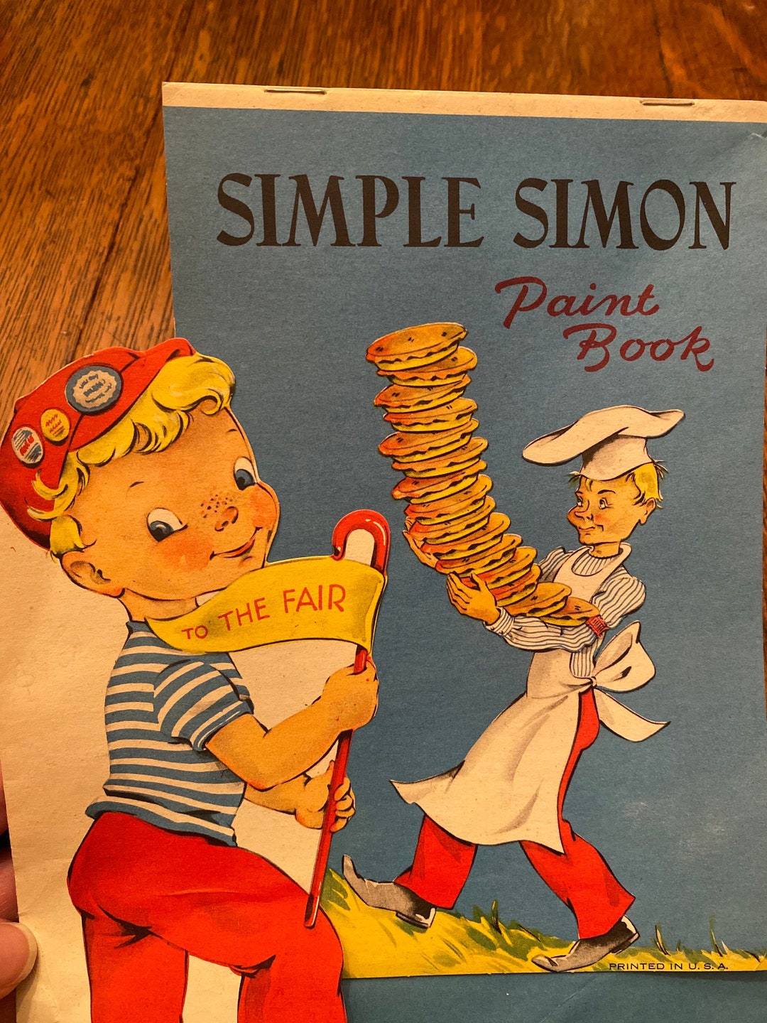 Simple Simon Paint Book - Etsy