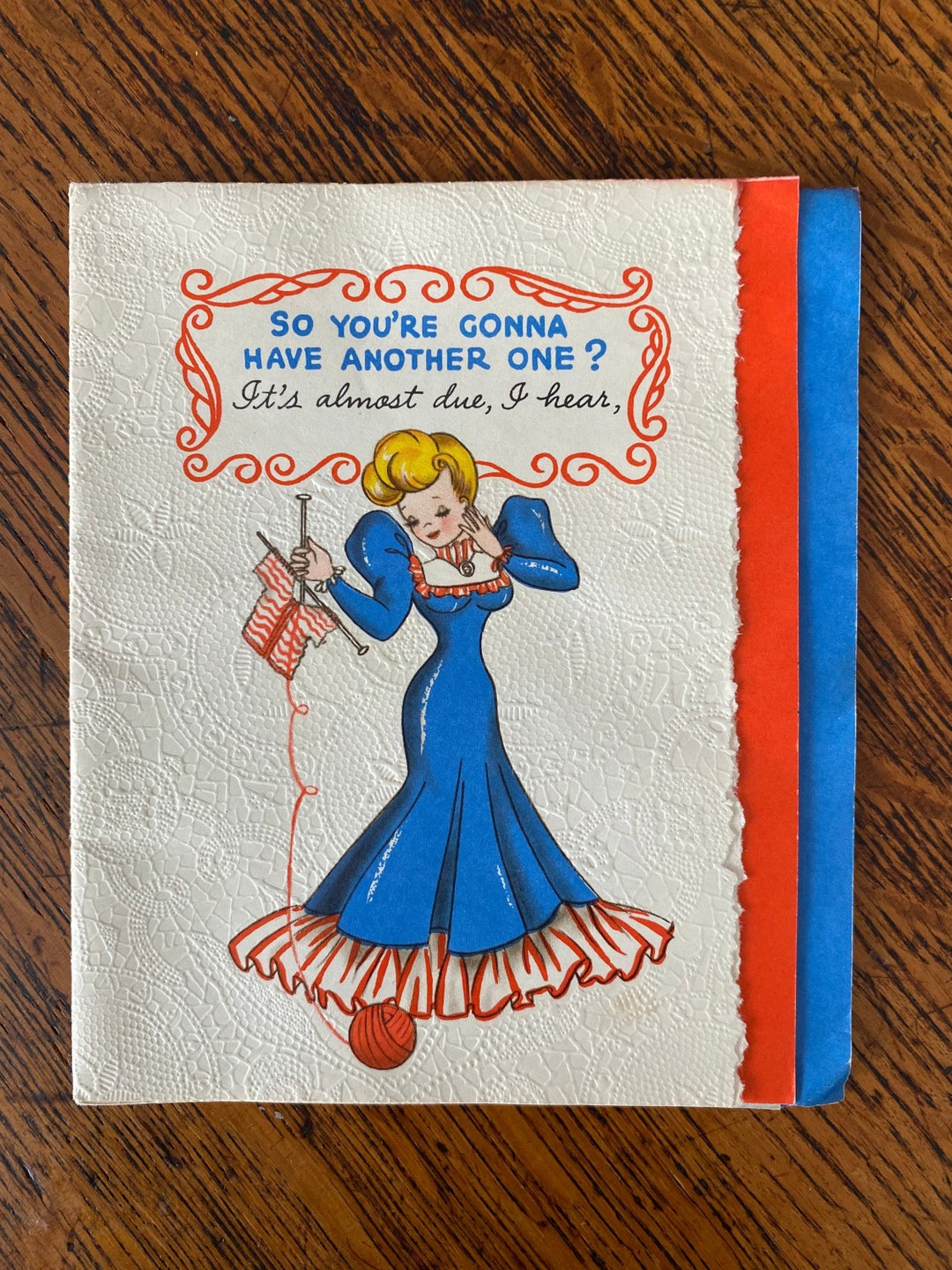 Vintage Pregnancy Innuendo Birthday Greeting Card - Etsy