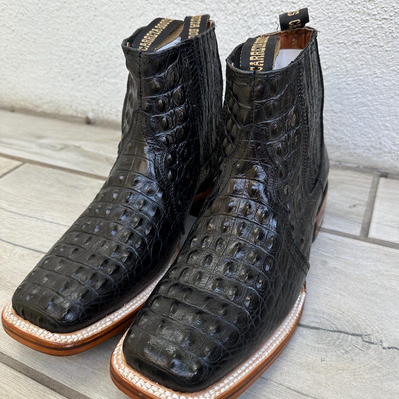 Crocodile Chelsea Boots - Etsy