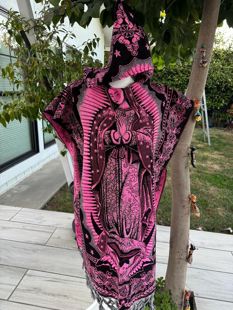 Poncho Rebozo De La Virgen Guadalupe - Etsy