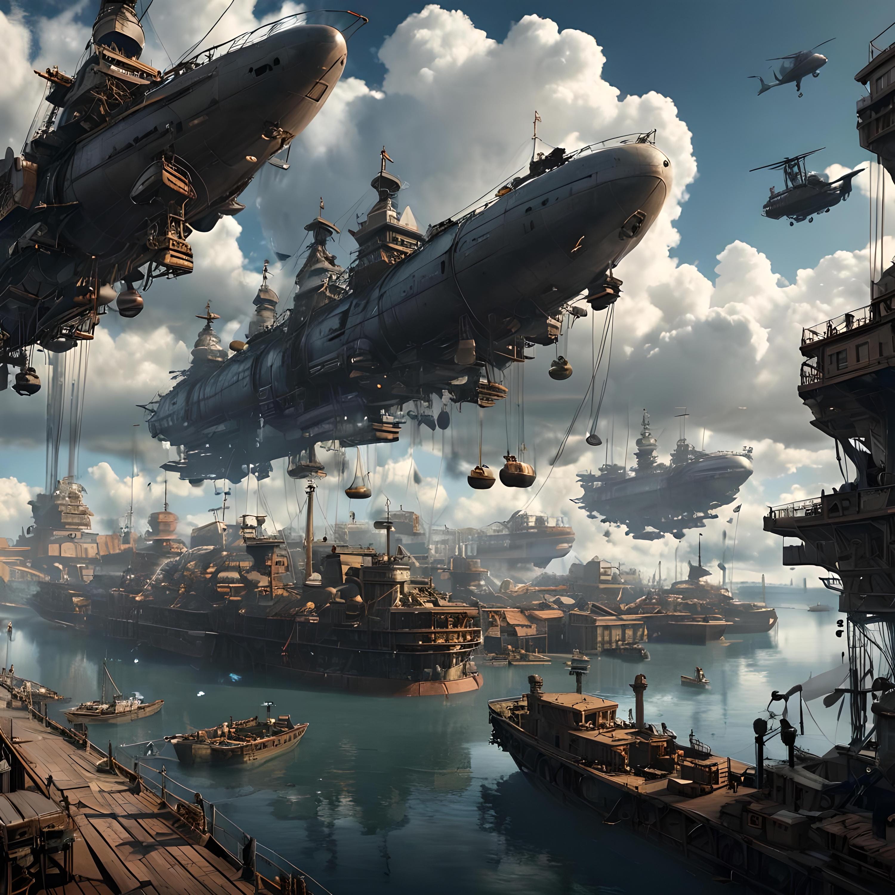 The Sky Harbor High-resolution Digital Art Print – 8000x8000 Pixels ...