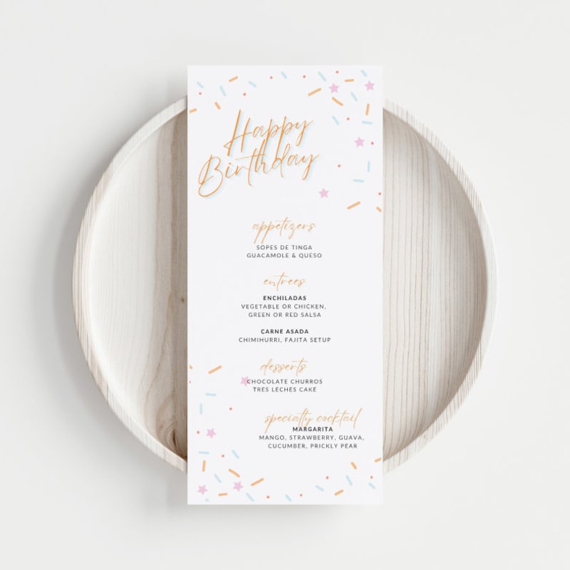 Happy place menu - Etsy.de