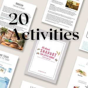 All About Shavuot for Little Hands Hands on Learning Curriculum Shavuot ...