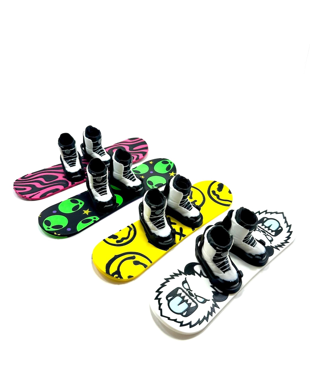 Finger Snowboard With Removable Boots – 3D Printed Desk Fidget Toy ...