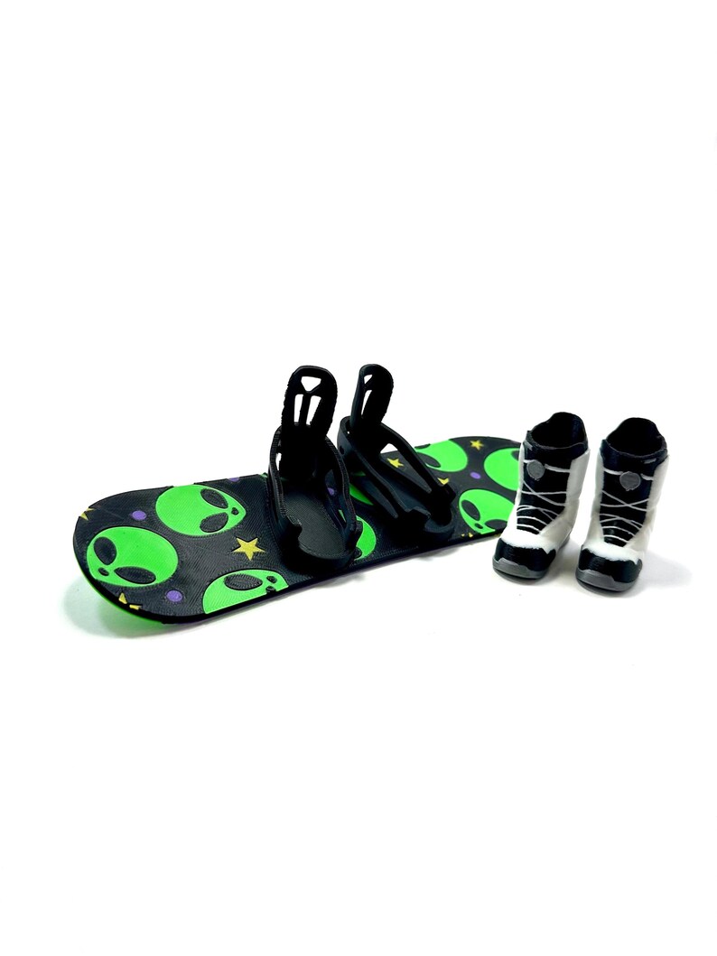Finger Snowboard With Removable Boots – 3D Printed Desk Fidget Toy ...