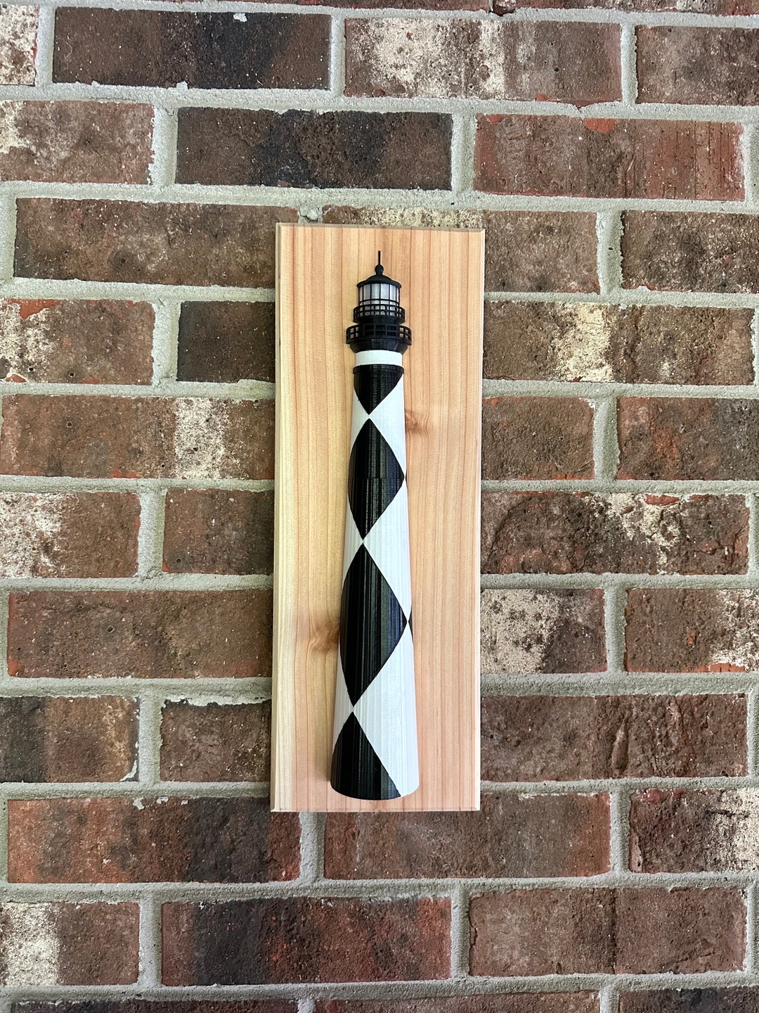 Cape Lookout Lighthouse Wall 3D Art Harkers Island North Carolina ...