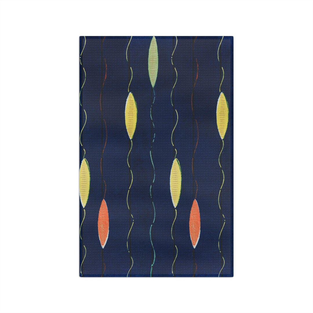 Japanese Shima-shima Pattern Tea Towel - Etsy