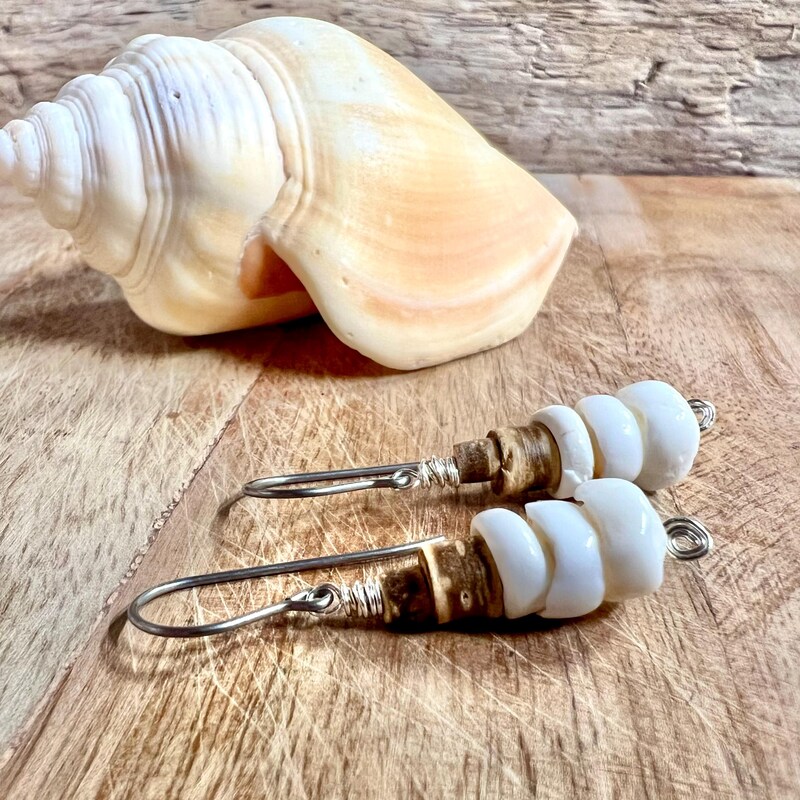 Shell Earrings - Etsy