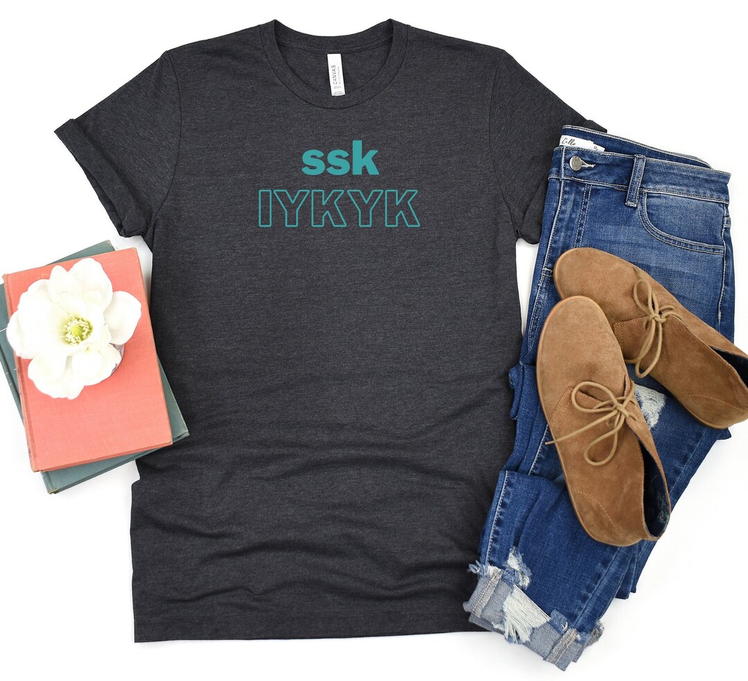 Knitting Shirt, Ssk IYKYK, Gift for Her, Funny Knitting T-shirt, Funny ...