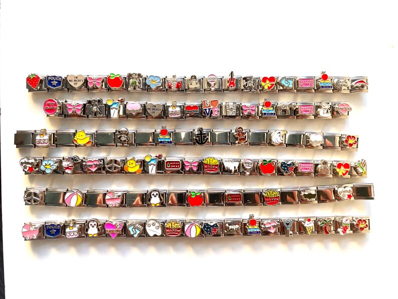 Italian Charm Links | Build Your Own Link Bracelet Unique Charms Y2K ...