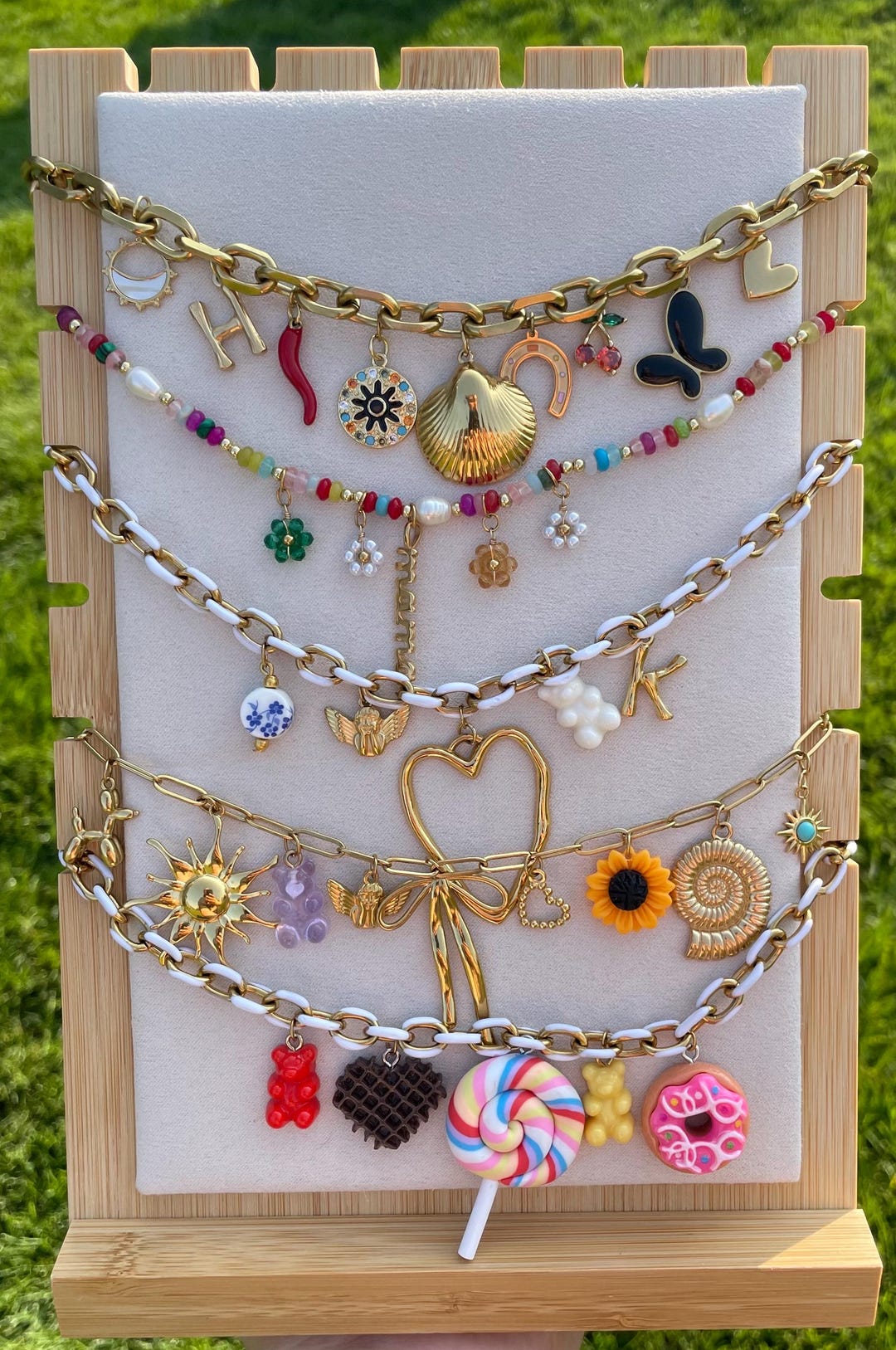 Build Your Own Charm Necklace | Design Your Own Necklace Charm Bar ...