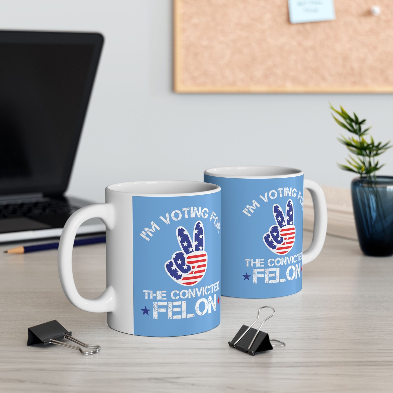 I'm Voting for the Convicted Felon Coffee Mug, 11oz, 15oz - Etsy