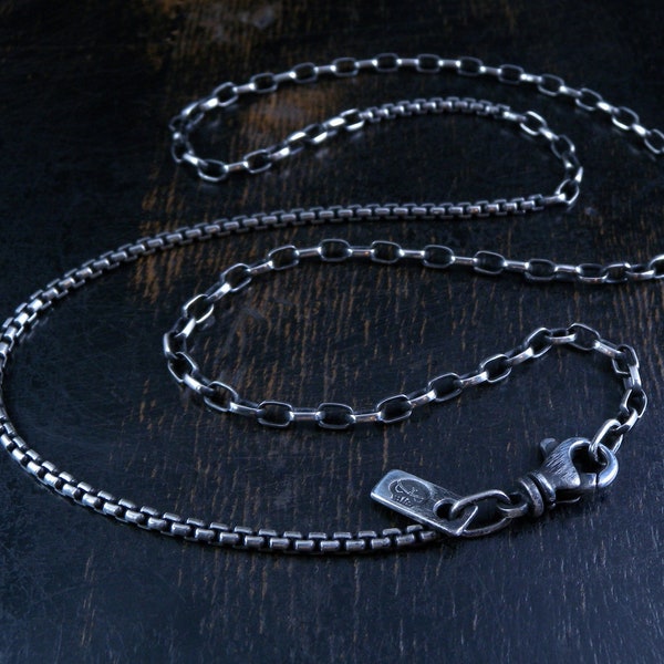Rolo Chain Silver - Etsy