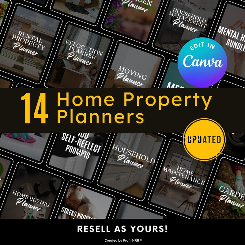 Plr Real Estate Planner - Etsy