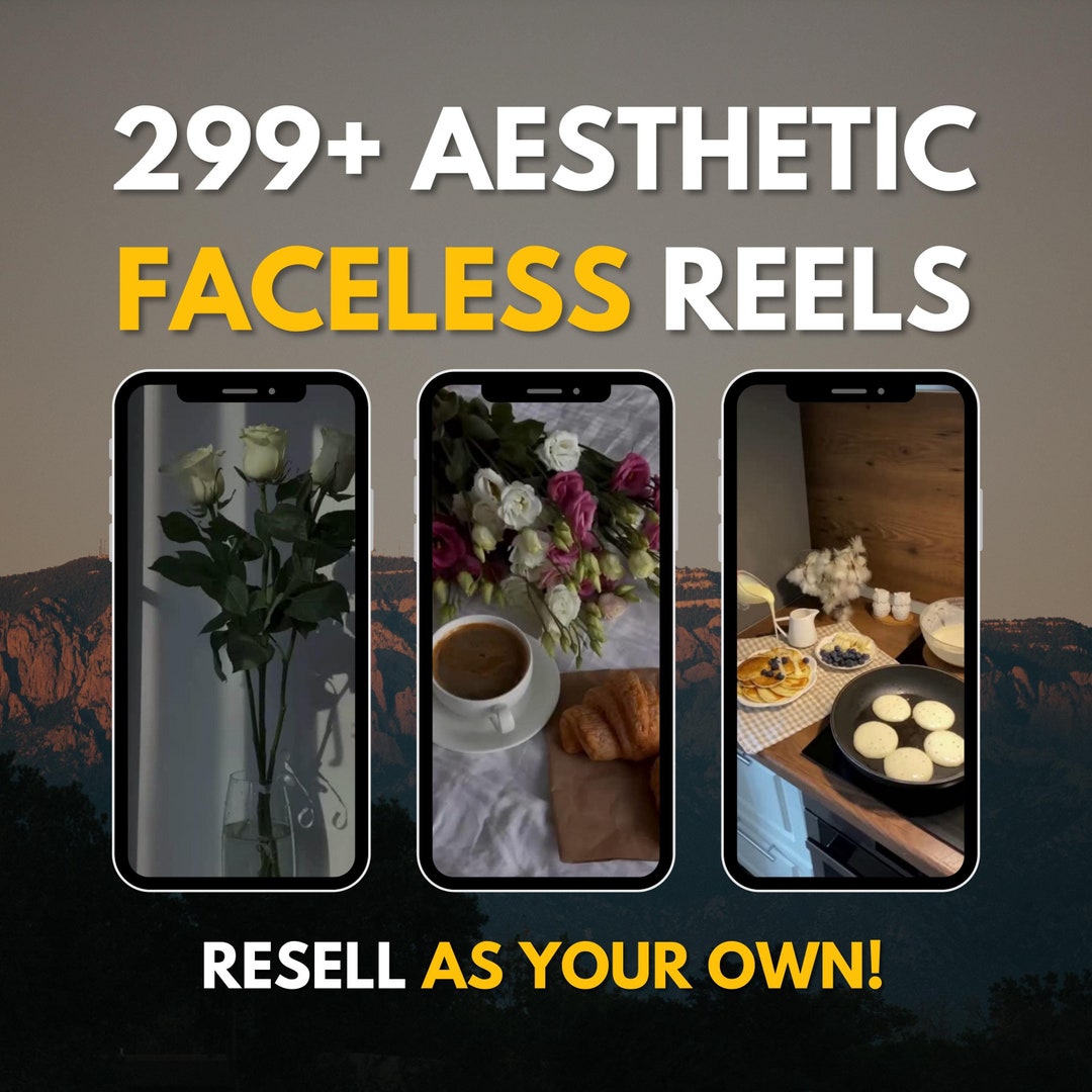 299+ Faceless Aesthetic Reels Plr Mrr, IG Reels, Faceless Instagram ...
