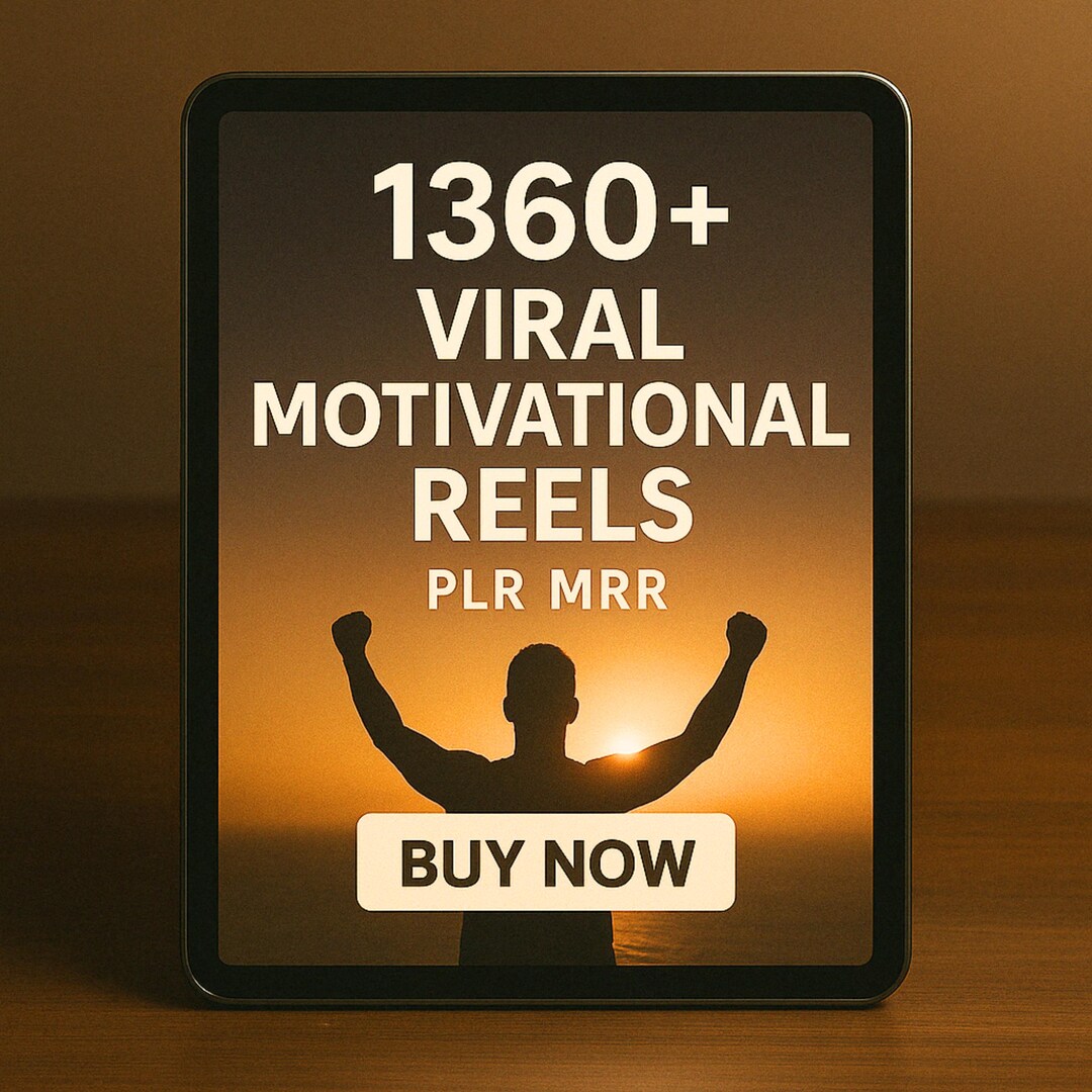 1360+ Viral Motivational Reels PLR MRR, Motivation Success Reels, Plr ...