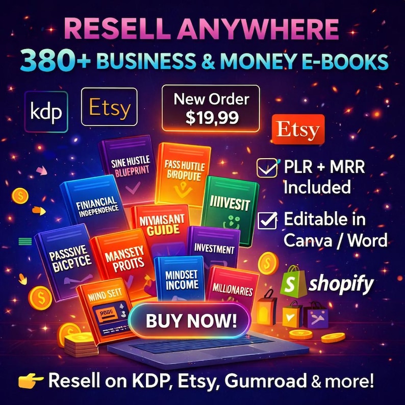 380+ Business & Money E-books Bundle PLR MRR | Finance, Investing ...