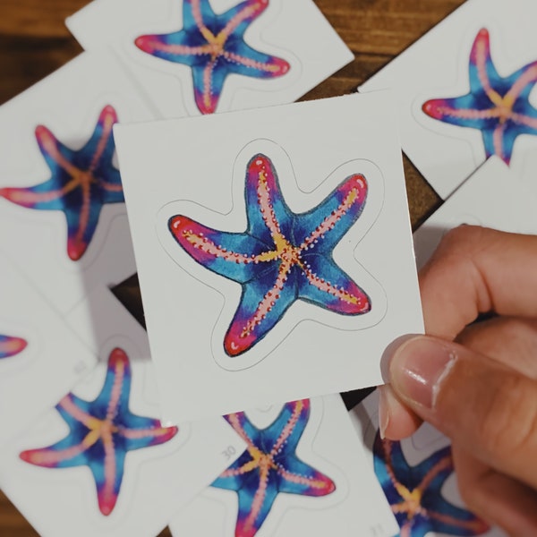 Starfish Sticker - Etsy
