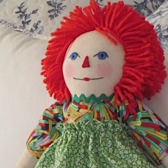 Raggedy Ann Doll Red Hair Raggedy Handmade Raggedy Ann - Etsy