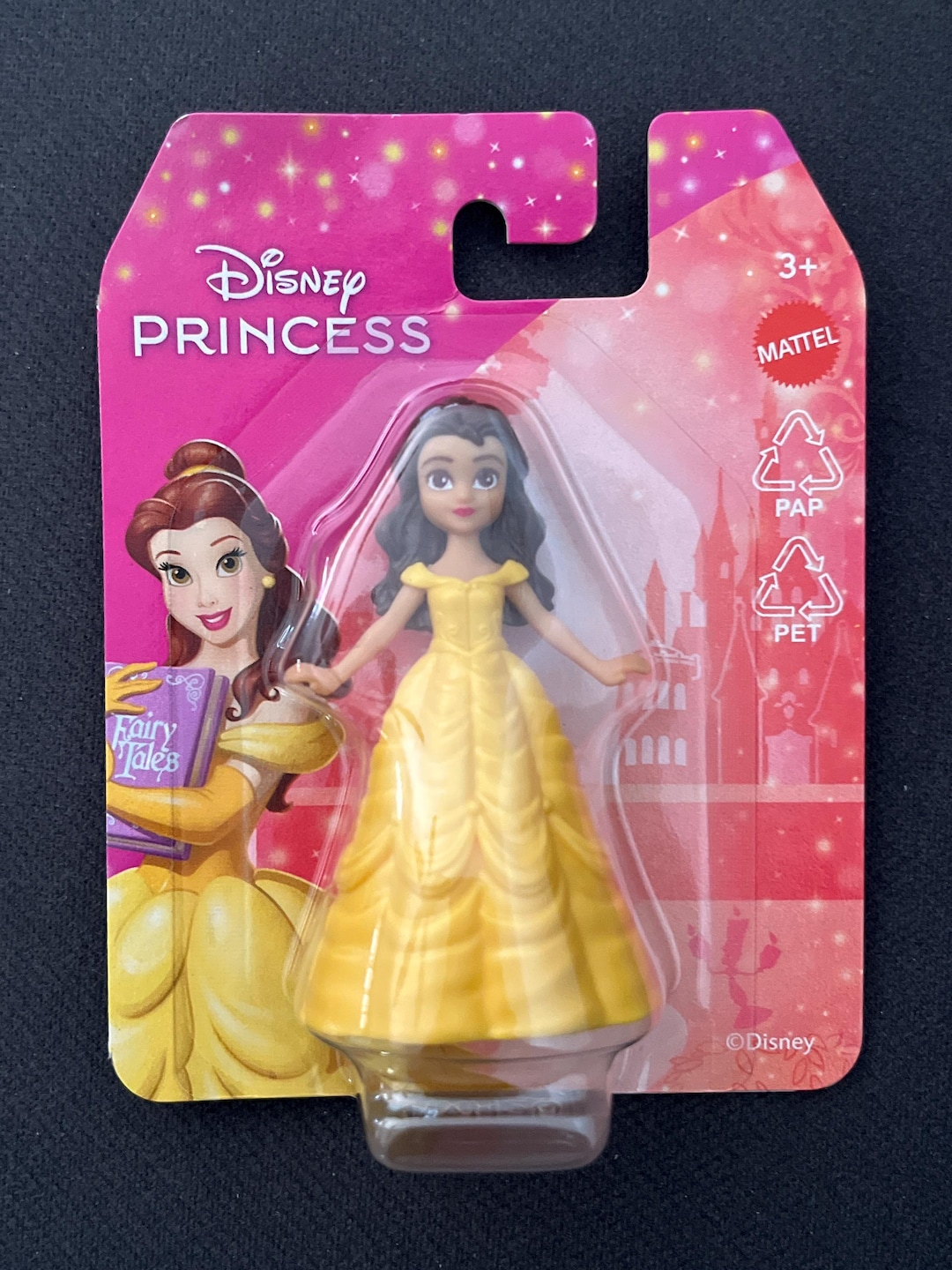 Disney Princess Collectible Figurine Belle Character Mini Doll Figure ...