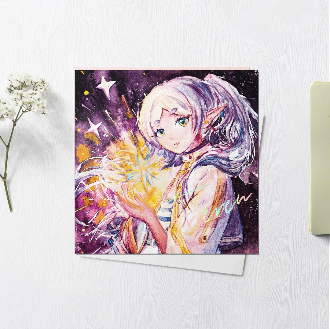 Watercolor Anime Card - (frieren), Gift Cards - Etsy