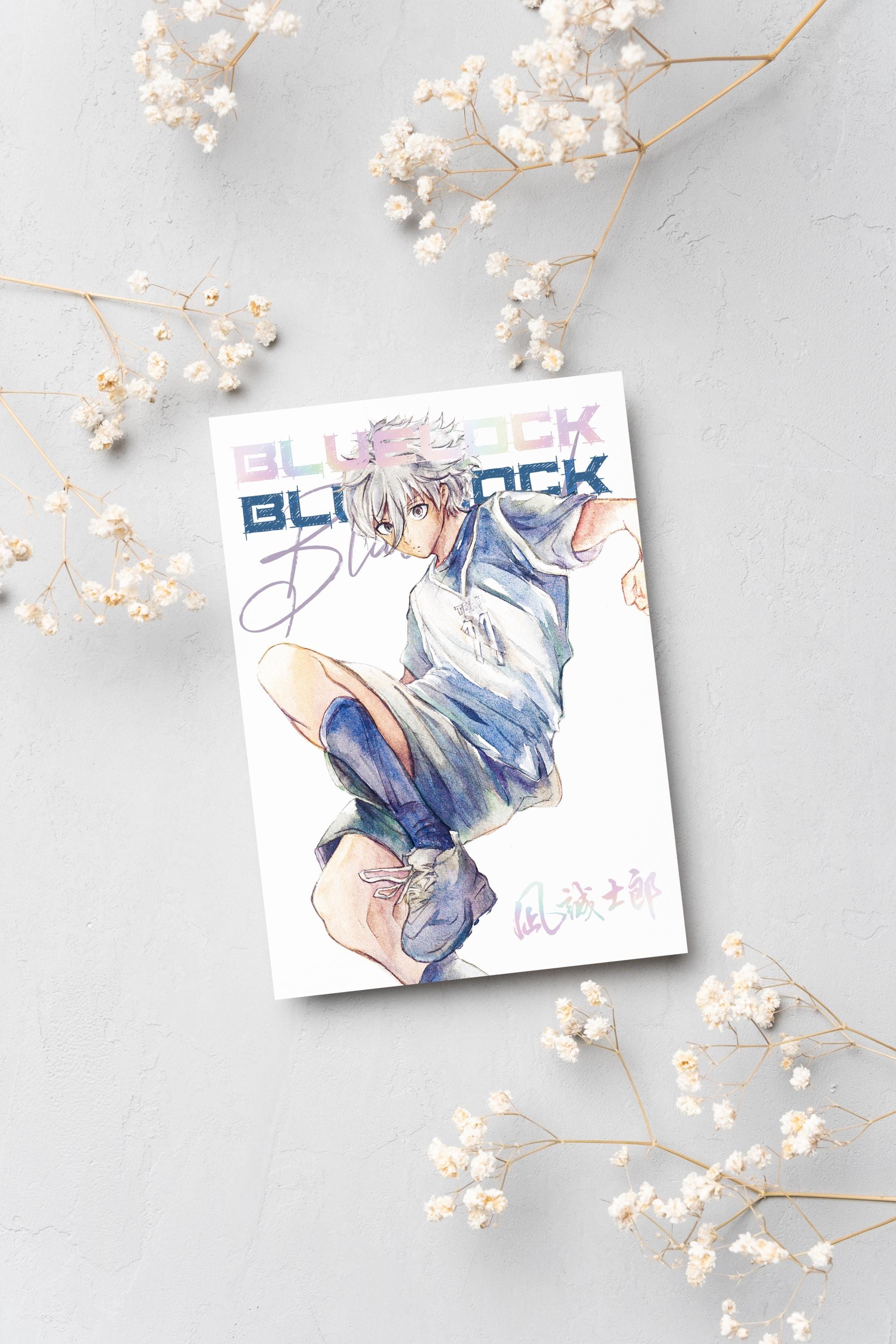 Watercolor Anime Postcard BLUE LOCK nagi Seishiro - Etsy