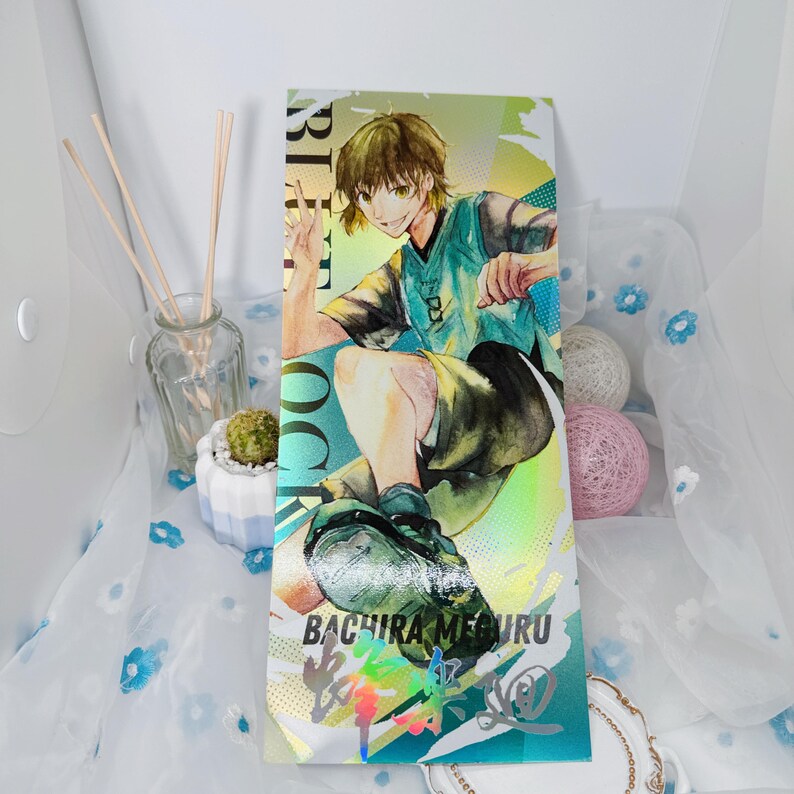 Holographic Anime Poster - BLUE LOCK (bachira Meguru), Watercolor, Wall ...