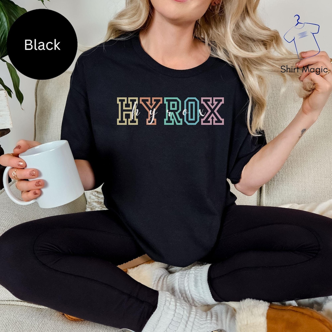Hyrox Shirt, Sport Font, Hyrox Participant, Hyrox T-shirt, Fitness ...