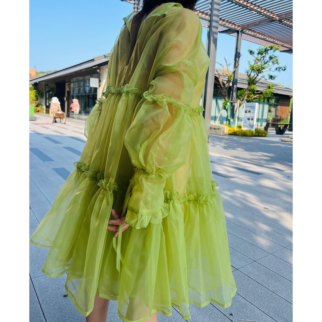 Layered Organza Overlay Dress, the Perfect Loose Gown for Weddings ...