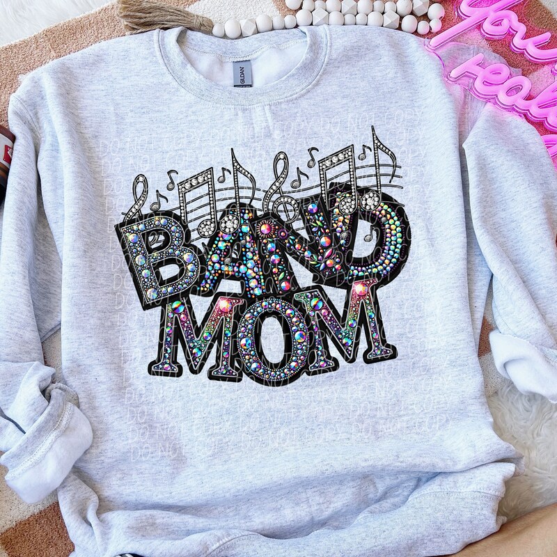 Senior Band Mom Rhinestones - Etsy
