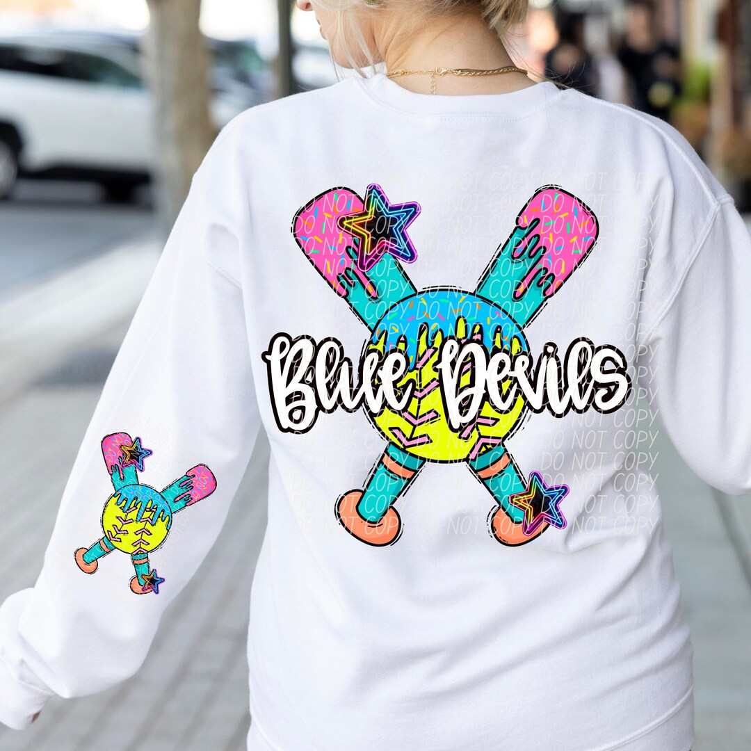 BLUE DEVILS SOFTBALL Png, Softball Sleeve, Blue Devils Softball Ice ...