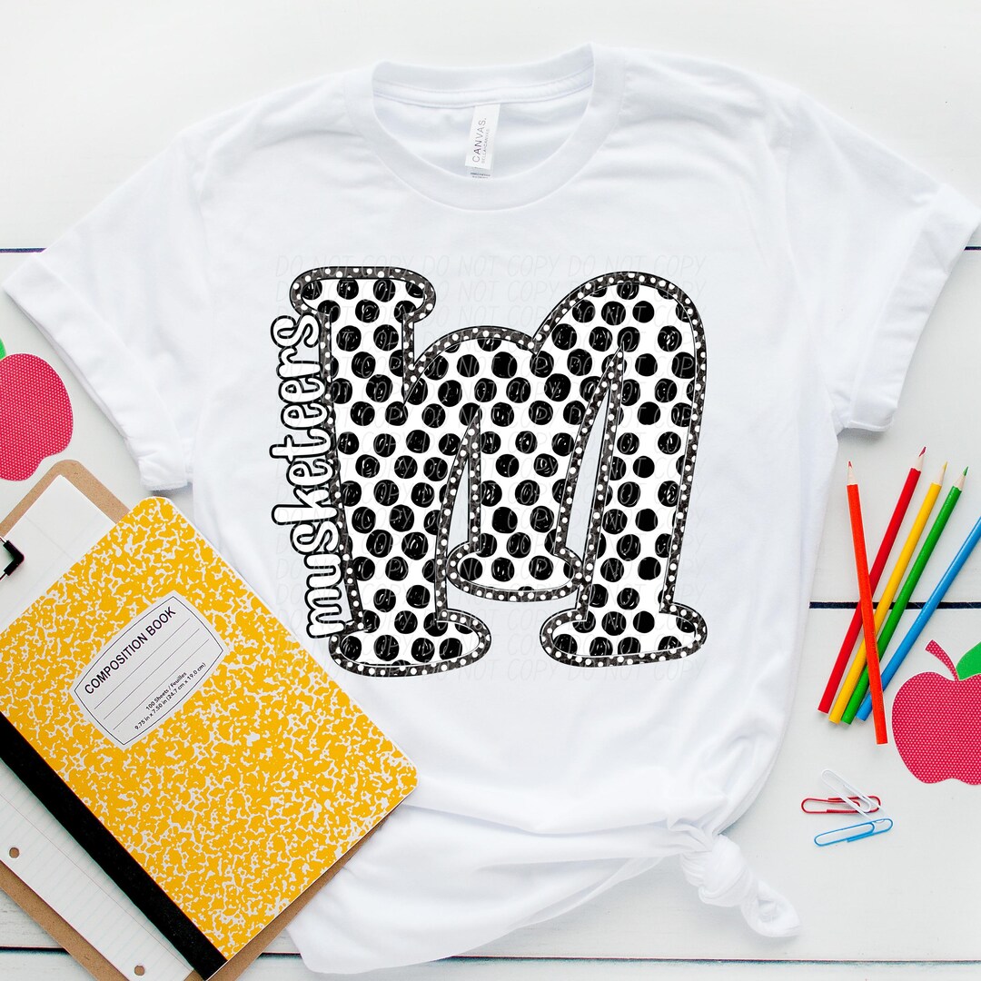MUSKETEERS Png, Musketeers School Spirit Digital for Sublimation & Dtf ...