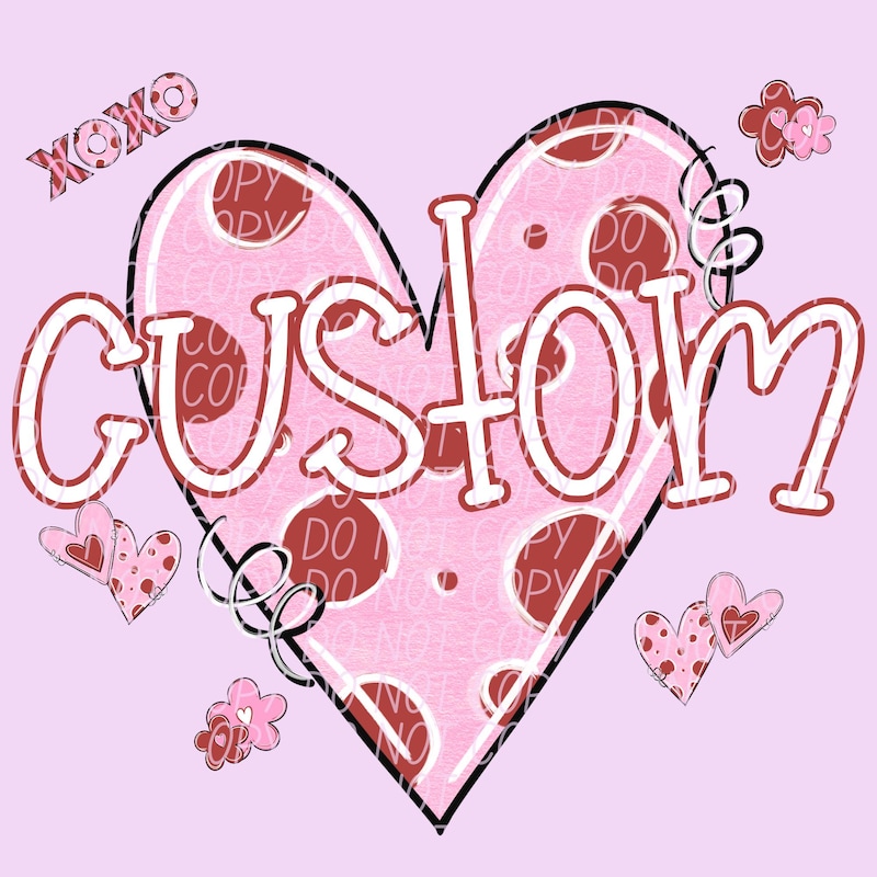 Kids Name Valentines Dtf - Etsy