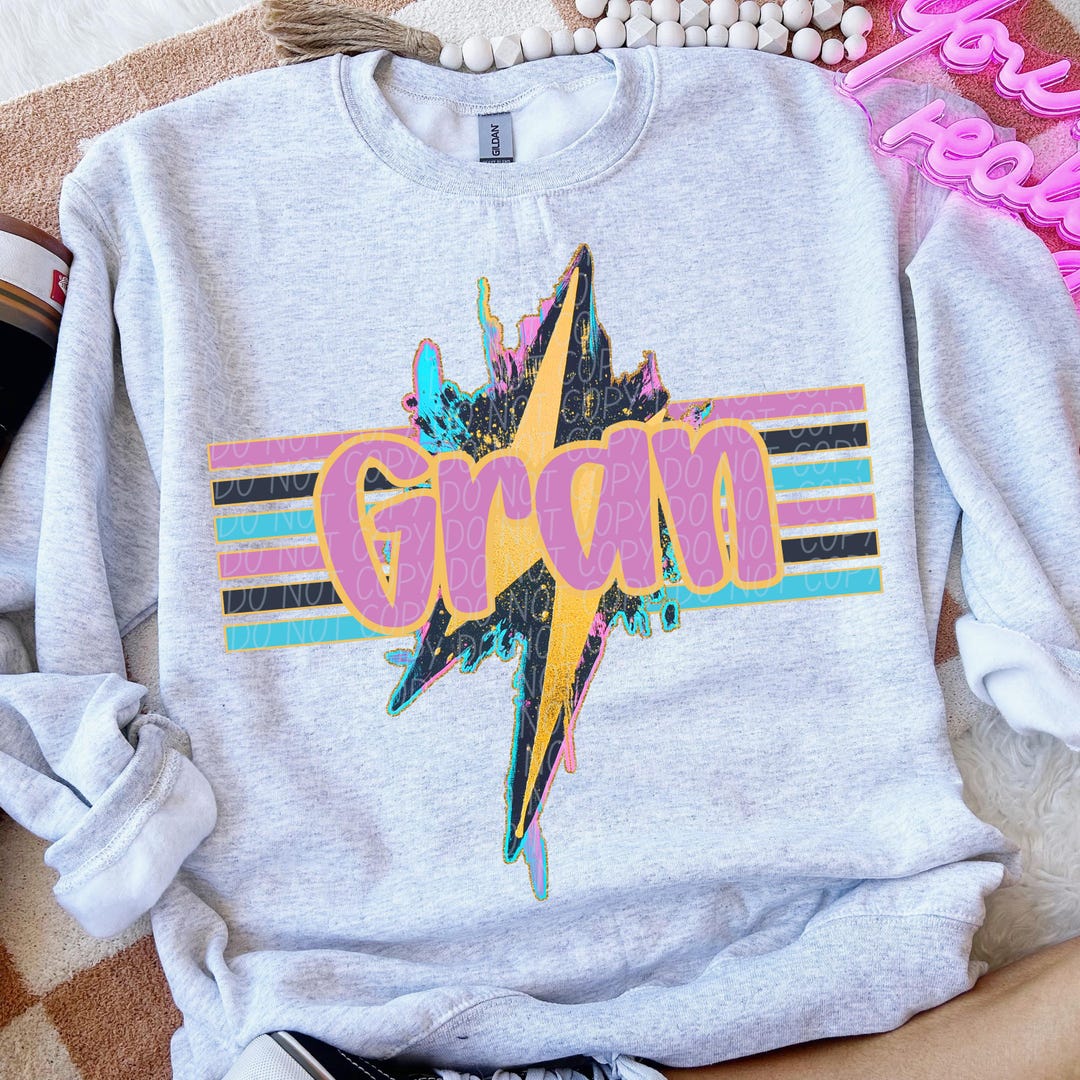 GRAN Png, Gran Mothers Day Png, Gran Digital for Sublimation & Dtf ...