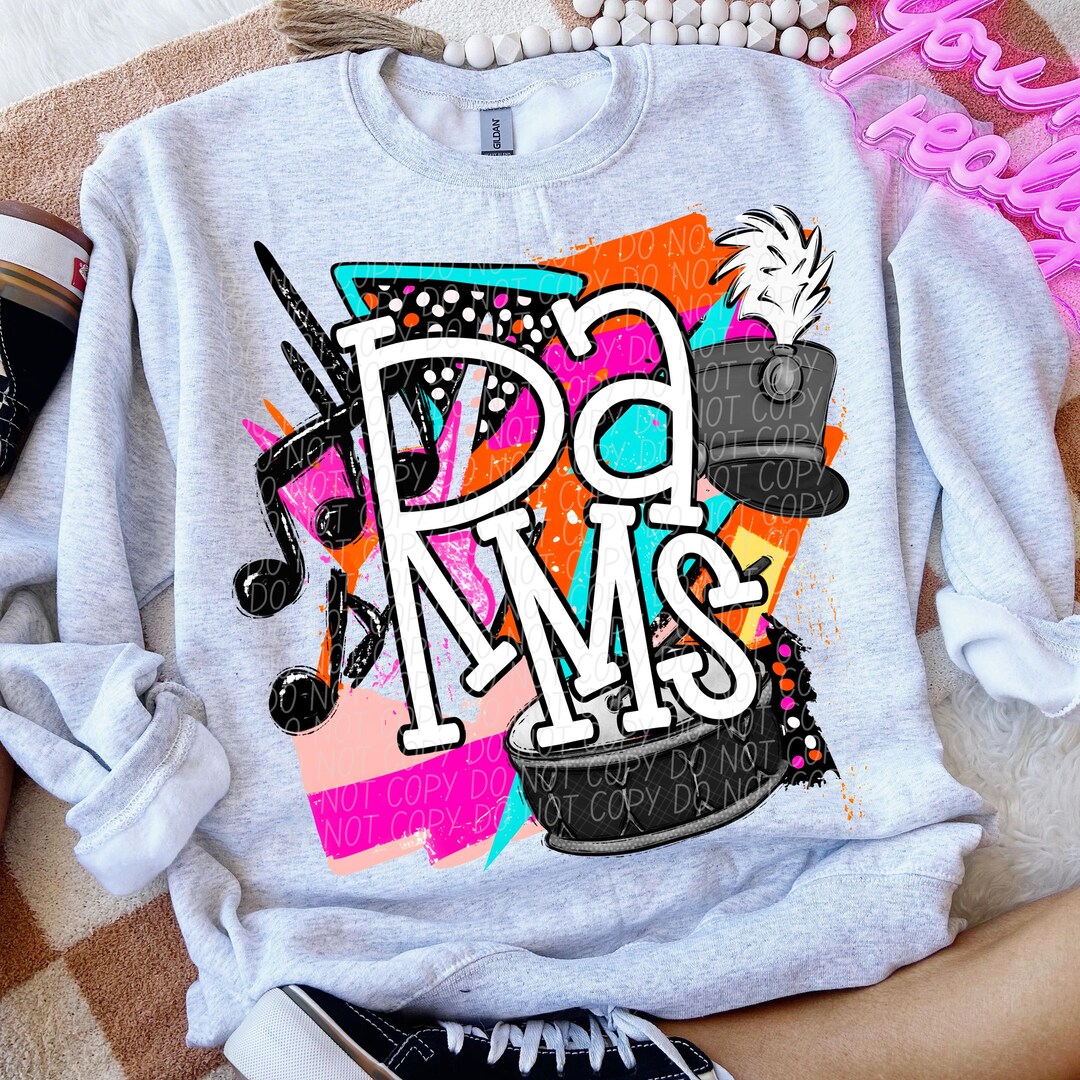 RAMS MARCHING BAND Png, Rams Band Digital for Sublimation & Dtf, Rams ...